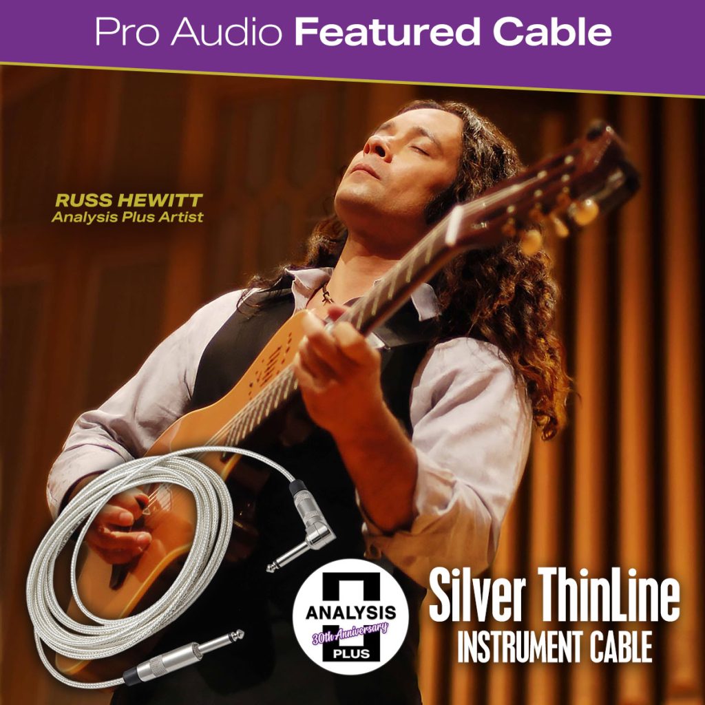 Gold Oval Instrument Cable - Analysis Plus