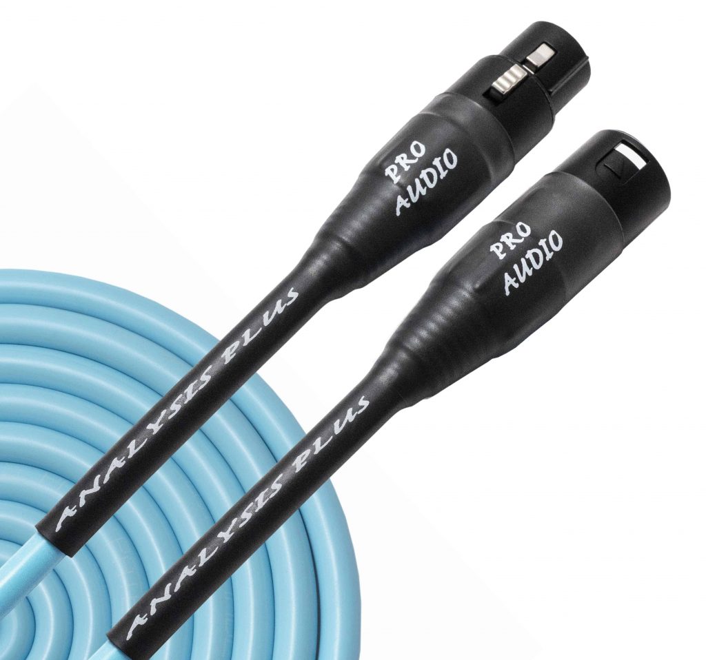 Blue Suede Oval Microphone Cable - Analysis Plus