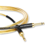 Gold Oval Instrument Cable - Analysis Plus