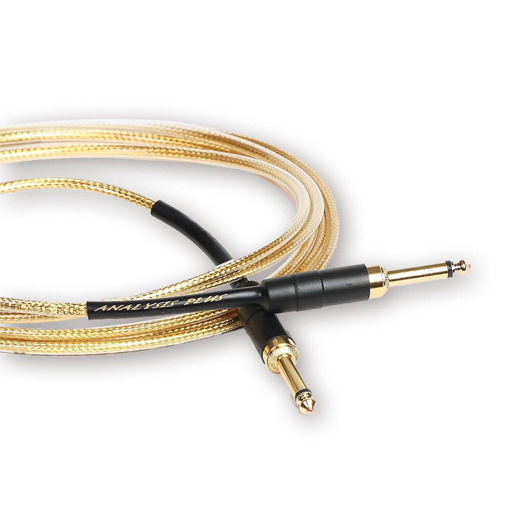 Gold Oval Instrument Cable - Analysis Plus