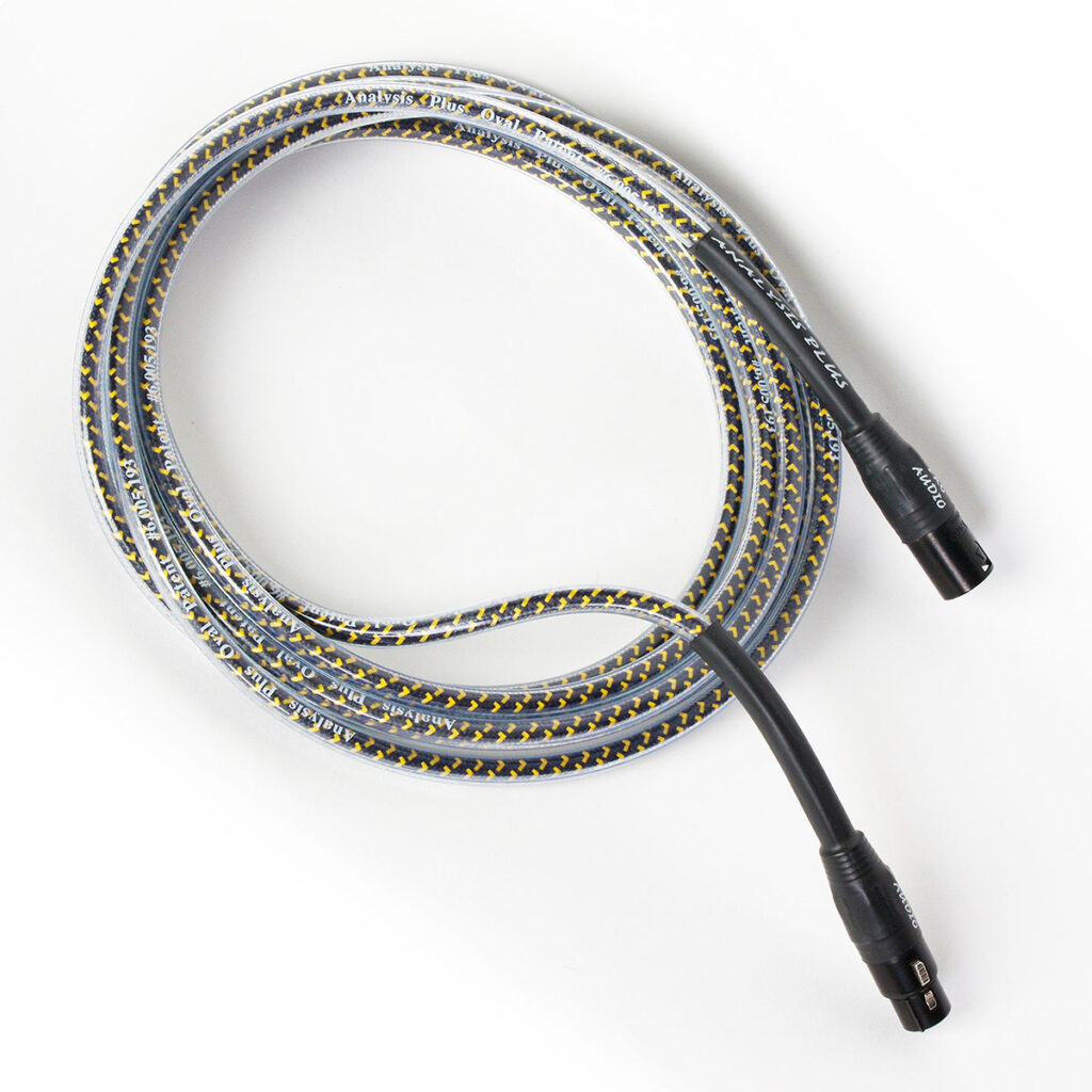 Yellow Oval Microphone Cable - Analysis Plus