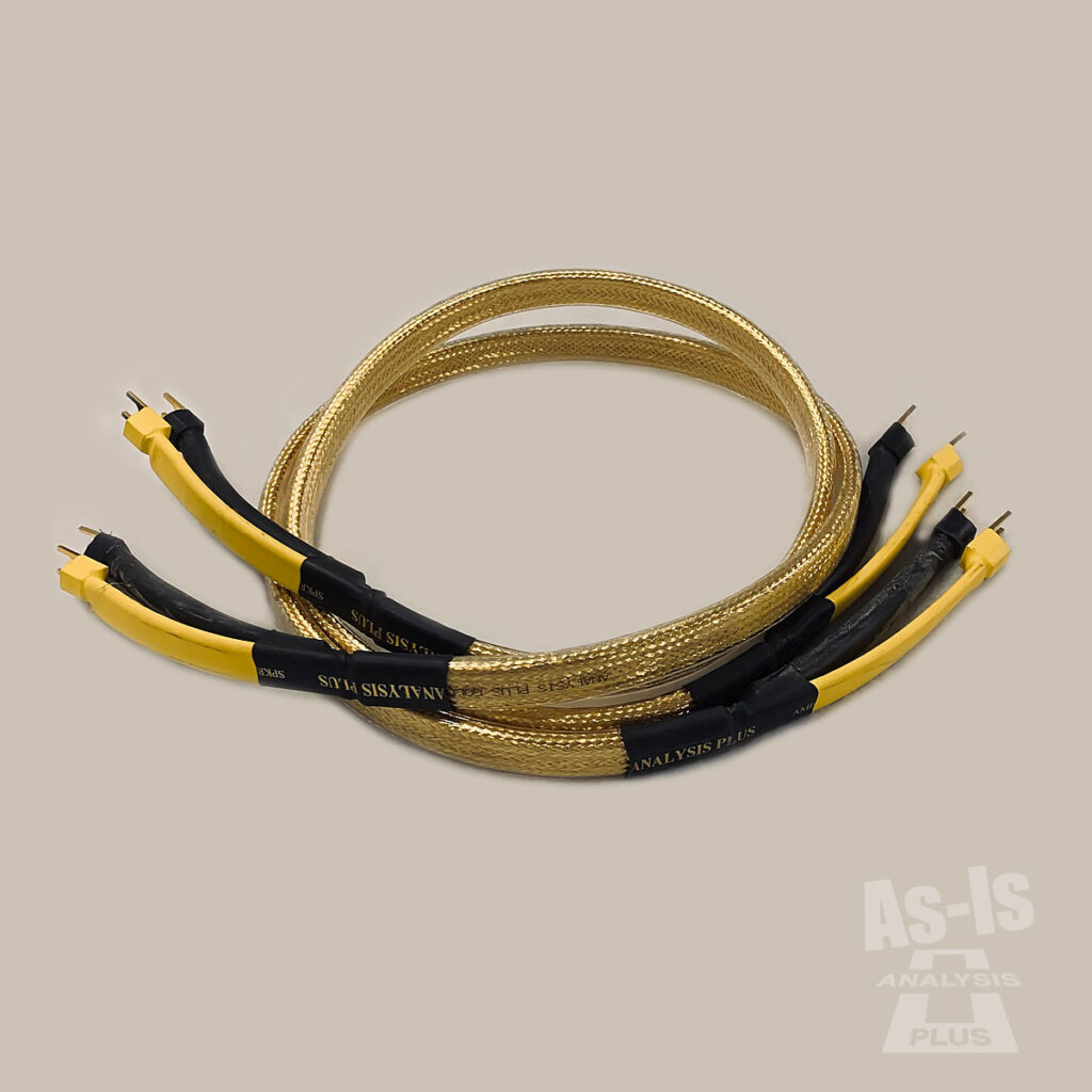 Gold Oval Speaker Cable As-Is 5-5-23 - Analysis Plus