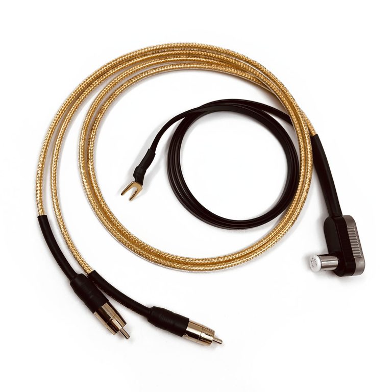 Gold Oval Instrument Cable - Analysis Plus